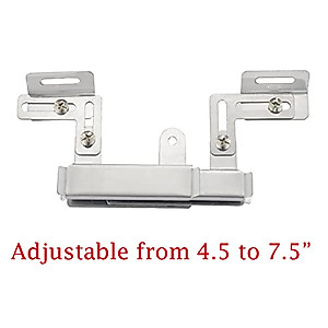 Grill Replacement Parts for Brinkmann 5 Burner 810-1750-s, 810-1751-S, 810-3551-0 Gas Grill Models, Stainless Steel Grill Burner, Heat Plates, Crossover Tube