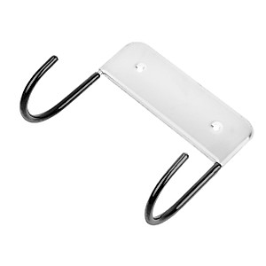 LIFKOME 2pcs washcloth Holder Black Hooks Black Metal Shelf Wall Towel Clothes Mount Ironing Board Bracket Electric Iron Holder Electric Iron Organizer Ironing Doard Shelf Hanger