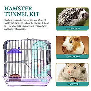 Hamster Bed Hamster Tubes Set, Hamster Tunnel Hamster Tubes and Tunnels Hamster cage Tubes Hamster Tunnels for Small Animal Hideout