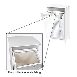 Ellsworth Tilt-Out Laundry Hamper, White