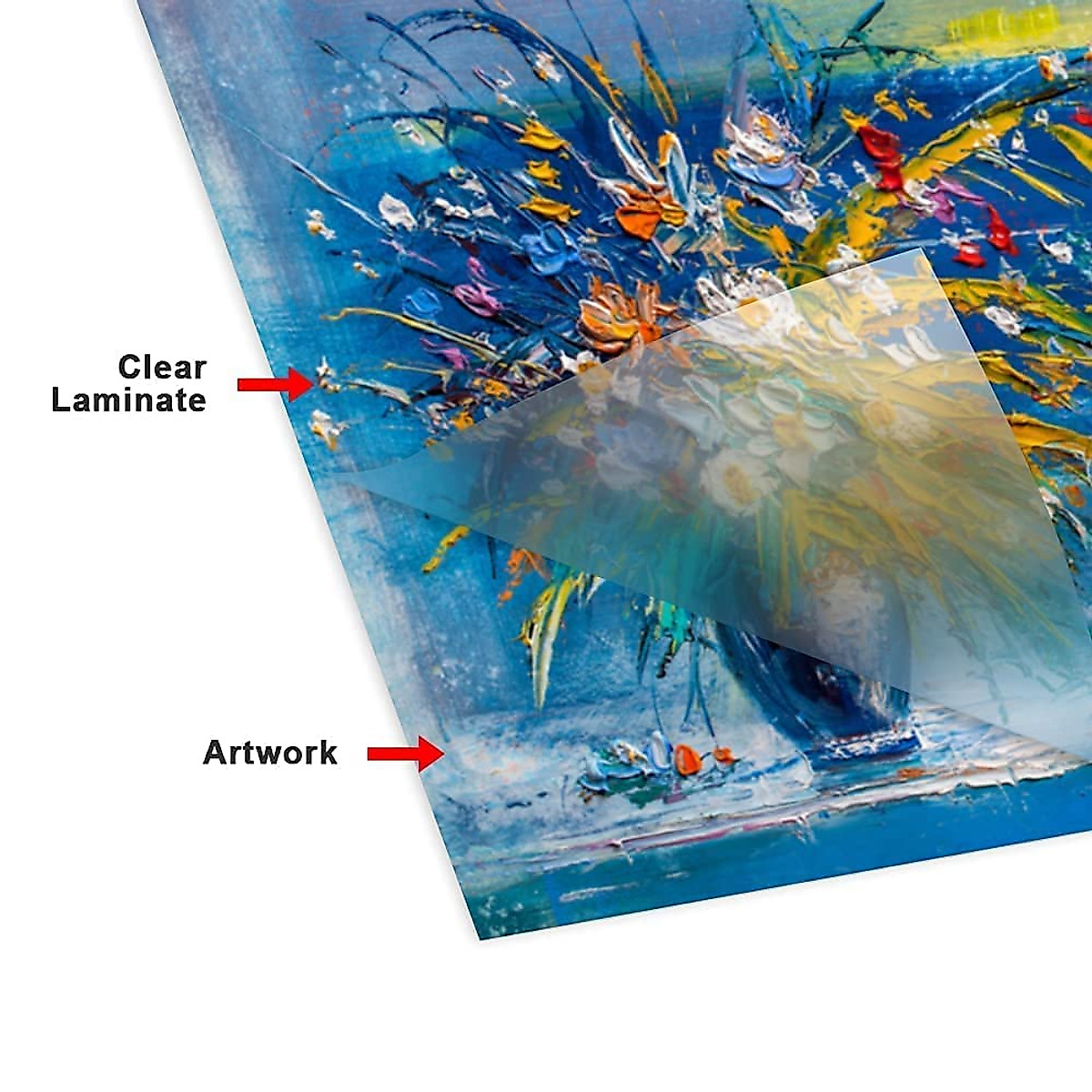 Thermal Laminating Film Rolls, Clear Stretch Film Laminating Rolls 25 inches x 500 feet, 1 Inch Core 1.2 Mil Glossy Finish Film for Printed Protection(2 Rolls)