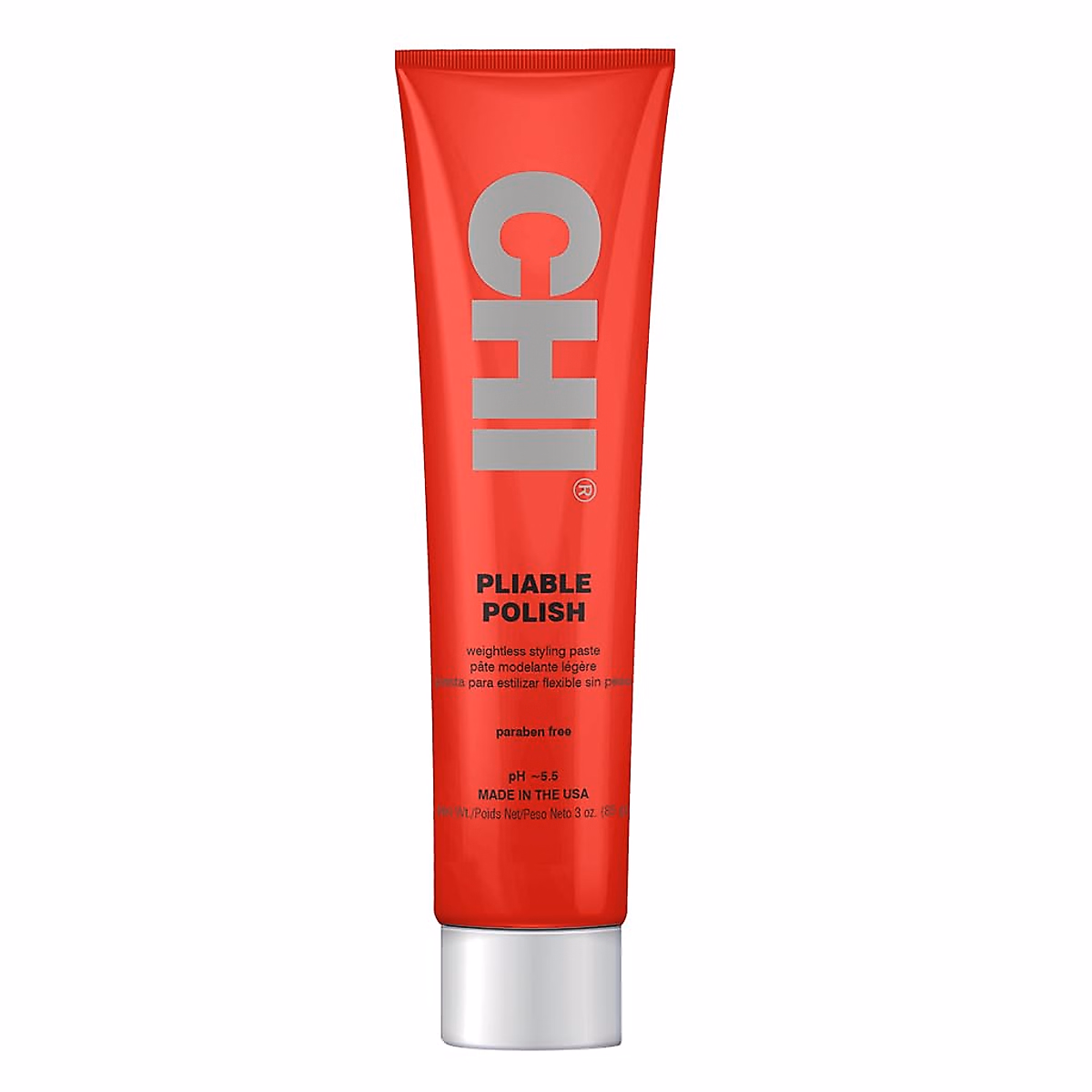 CHI Pliable Polish, Styling Paste For Versatile Styling With Movement & Definition, No Sticky Or Stiff Feel, Sulfate, Paraben, & Cruelty-Free, 3 Oz