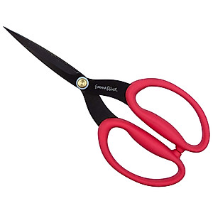 Wonderful Scissors by Emma Oliver – 4, 6 & 7-1/2 Inch Serrated Blade Shears – Perfect for Cutting Fabric, Cloth, Paper & More (7-1/2")