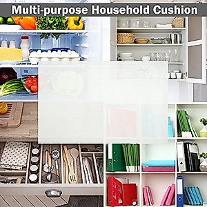 3 Rolls Cabinet Mat Drawer Liner Refrigerator Mat Pad For Kitchen Home, 17.7 x 59 Inch Transparent