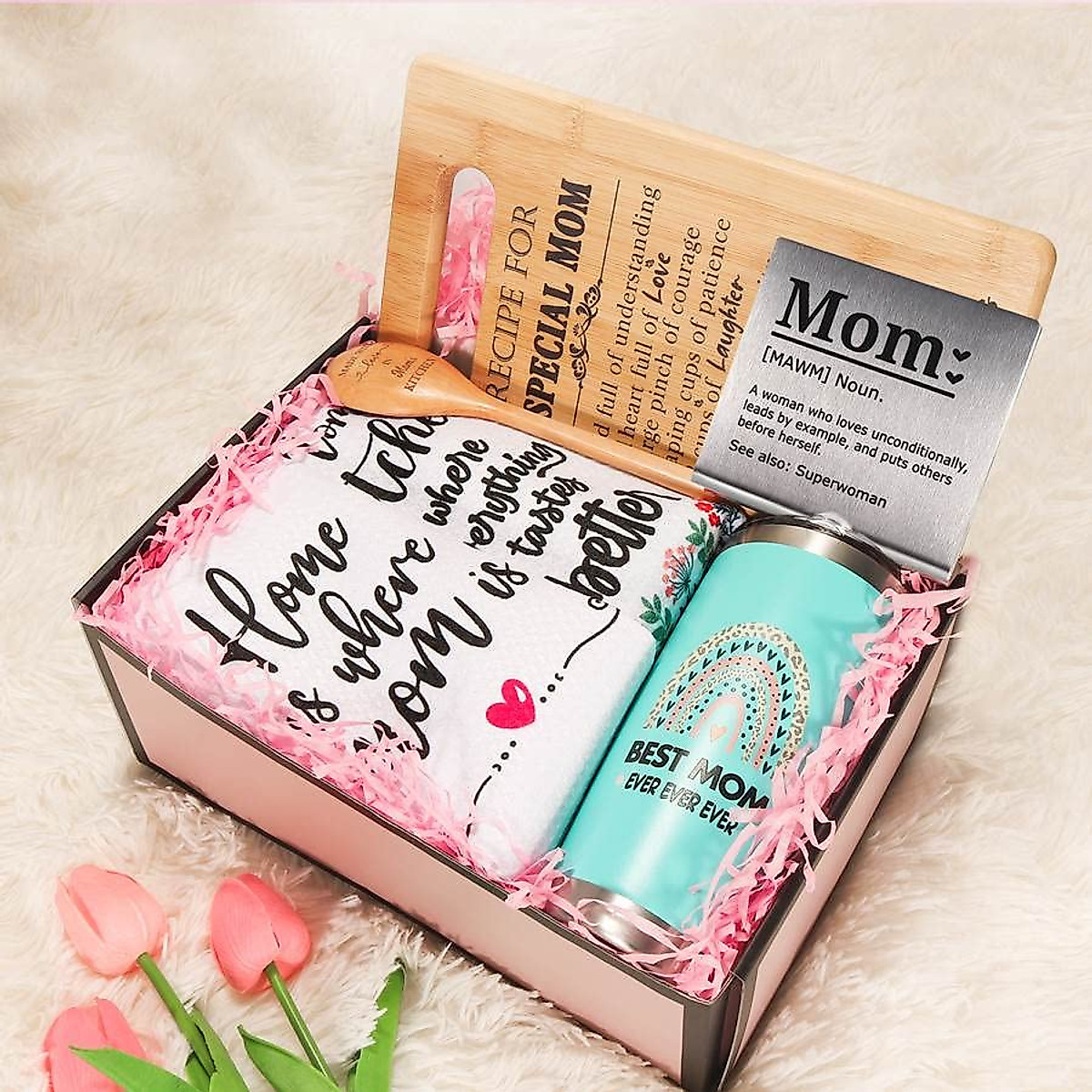 Gifts for Mom from Daughter, Mom Birthday Gifts from Son, Gift Basket for Mom, Best Gift Set for Birthday, Christmas, Thanksgiving & Mother's Day, Mothers Day Gift Baskets for Mom, Mom Gifts