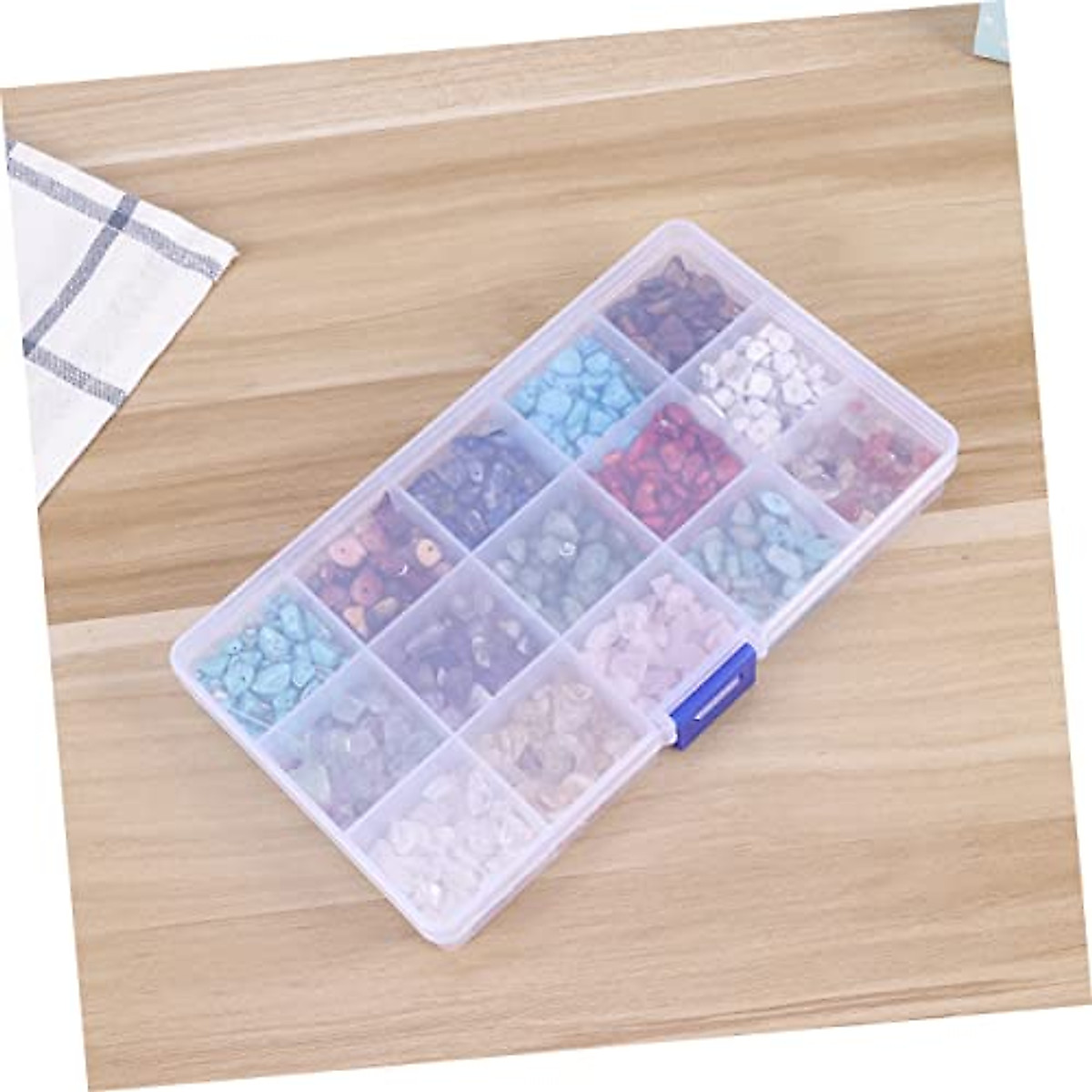 COHEALI Ornament Kits Set Decorative Beads Gem Beads Beads Crystal Beads Heart Charm Jewelry Making Findings Natural Beads Kit Hallow Bead DIY Beads Suite Gemstone Beads Beadwork Tibet