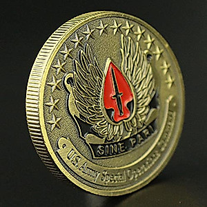 United States Army Special Operations Command Commemorative Coin Bronze Plated Challenge Coin Military Fans Collectible Gift