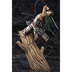 Kotobukiya Attack on Titan: Levi (Renewal Package Version) ArtFX J Statue, Multicolor