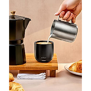 Ember Temperature Control Smart Cup, 6 oz, App-Controlled Heated Coffee Cup, Espresso Mug with 90 Min Battery Life, Black