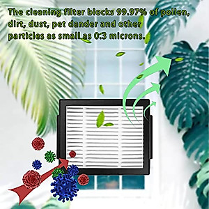 COMUSTER 16 Pack Replacement Parts for iRobot Roomba i1+ i7+ i3+ i4+ i6+ i8+ j7+/Plus Vacuum Cleaner,10 Pack HEPA Filters 2 Pack Side Brushes 2 Vacuum Bags(The accessories are neat)