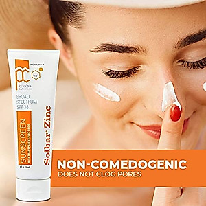 Solbar Zinc Sun Protection Cream SPF 38 4 oz (Pack of 2)