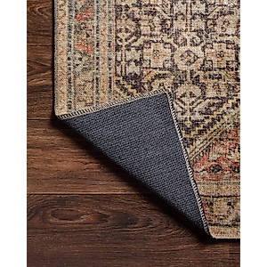 Loloi II Loren Charcoal/Multi 3'-6" x 5'-6" Accent Rug