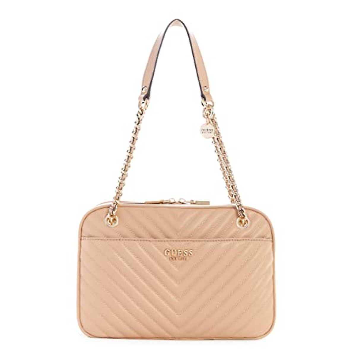 GUESS Keillah Top Zip Shoulder Bag, Beige