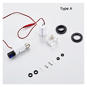 VOIV Touch Controller Accessorries for Kitchen Faucet Smart Induction Sensor Mixer Replacement Spare Part with Battery Box (Color : B with signal line)