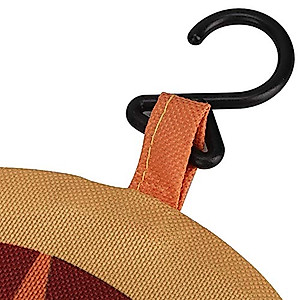 Tnfeeon Bath Tidy Storage, Cartoon Net Bags Bath Bathtub Toy Tidy Storage Organizer with Pocket(Yellow)