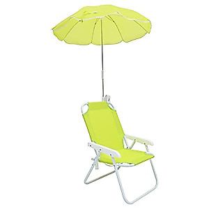 BESTOYARD 1 Set Outdoor Portable Kids Umbrella Beach Chair Lounge Chair Sun Block Stool Party Supplies Home Party Decor