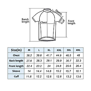 Men's Cycling Bike Jerseys Short Sleeve with 3 Rear Pockets- Moisture Wicking, Full Zipper Biking Shirt, Quick Dry, Breathable Mountain Bike Shirt (0507,XL)
