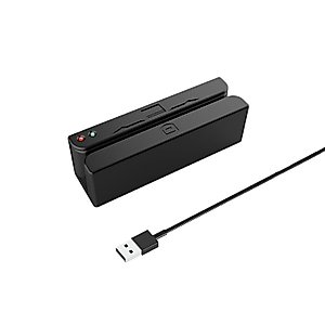 QICARWOW MSR90U Magnetic Stripe Smart Card Reader can Read USB Interface on All 3 Tracks