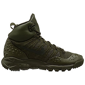 Nike Lupinek Flyknit Mens Hi Top Trainers 862505 Sneakers Shoes (UK 8.5 US 9.5 EU 43, Cargo Khaki Sequoia 300)