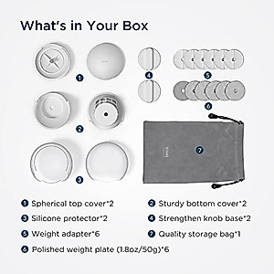 KIWI design Controller Extend Grips and VR Weight Controller Fitness Accessories Compatible with Quest 2