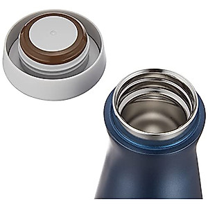 Snow Peak's Tsuzumi Bottle 350, TW-350NV, Stainless Steel, Vacuum-Sealed, Double-Walled, Made in Japan, Lifetime Product Guarantee, Lightweight for Camping & Everyday Use, One Size