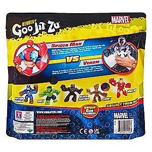 Heroes of Goo Jit Zu Licensed Marvel Versus Pack - Spider-Man vs Venom, Multicolor, 41146