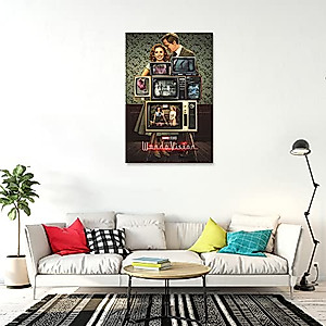 WandaVision - TV Show Poster (Live On TV) (Size: 24" x 36")