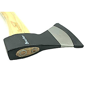 BRUFER 203651-3 Hatchet Axe with Genuine Hickory Wood Handle 600g 21oz
