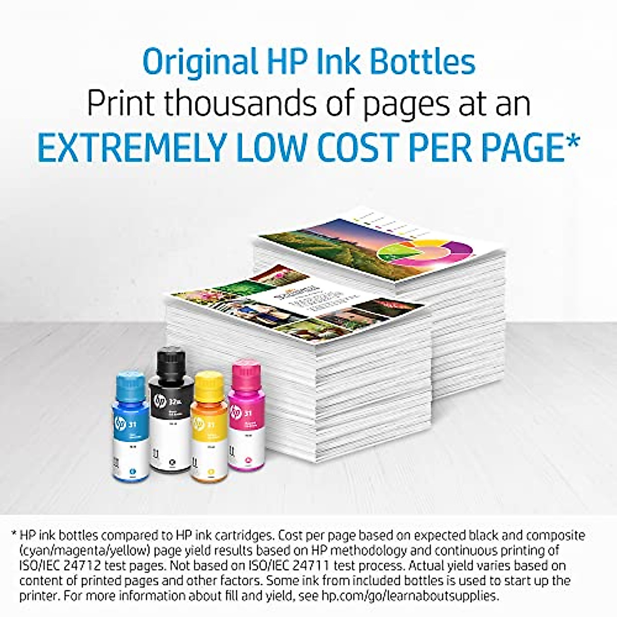 HP 32XL | Ink Bottle | Black | Up to 6000 pages per bottle| Works with HP Smart Tank Plus 651 and HP Smart Tank Plus 551 | 1VV24AN