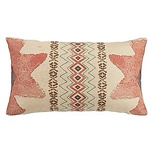 H HIEND ACCENTS Burlap PK Star End Pillow, 11x19
