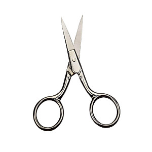 Motanar Professional Grooming Scissors for Personal Care Facial Hair Removal and Ear Nose Eyebrow Trimming Stainless Steel Fine Straight Tip Scissors Men