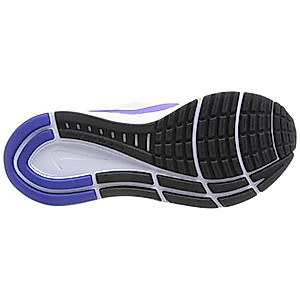 Nike Women's Zoom Structure 24 Trainers (White/Barely Grape/Cerulean/Psychic Purple, us_Footwear_Size_System, Adult, Women, Numeric, Medium, Numeric_9_Point_5)