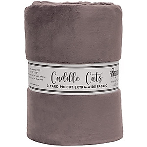 Shannon Fabrics 3yd Wide Cuddle Cut C390 Charcoal Fabric