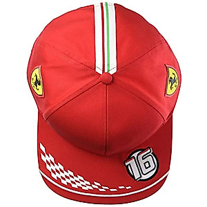 Fuel For Fans Unisex Formula 1 Scuderia Ferrari 2020 Team Cap, Charles Leclerc, Red, One Size