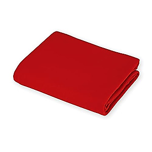 TL Care Supreme Fitted Crib Sheet 28" x 52", Enhanced Thickness for Soft, Breathable Neutral 100% Cotton Jersey Comfort, Red, for Boys and Girls