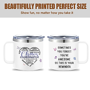 WWHSAI Chaos Coordinator Gifts - Gift For Boss Chaos Coordinator - Boss Lady Gifts For Women - Thank You Gift For Employee/Teacher/Coworker/Manager/Nurse Appreciation Office Presents Coffee Cup 14oz