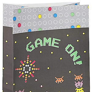 BLUE PANDA 36 Pack Video Game Goodie Bags for Gamer Party Favors, Treats, Retro Arcade Theme (5 x 9 x 3 In)