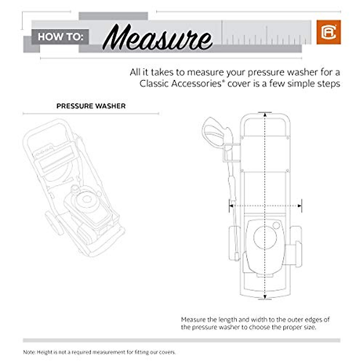 Classic Accessories Pressure Washer Cover