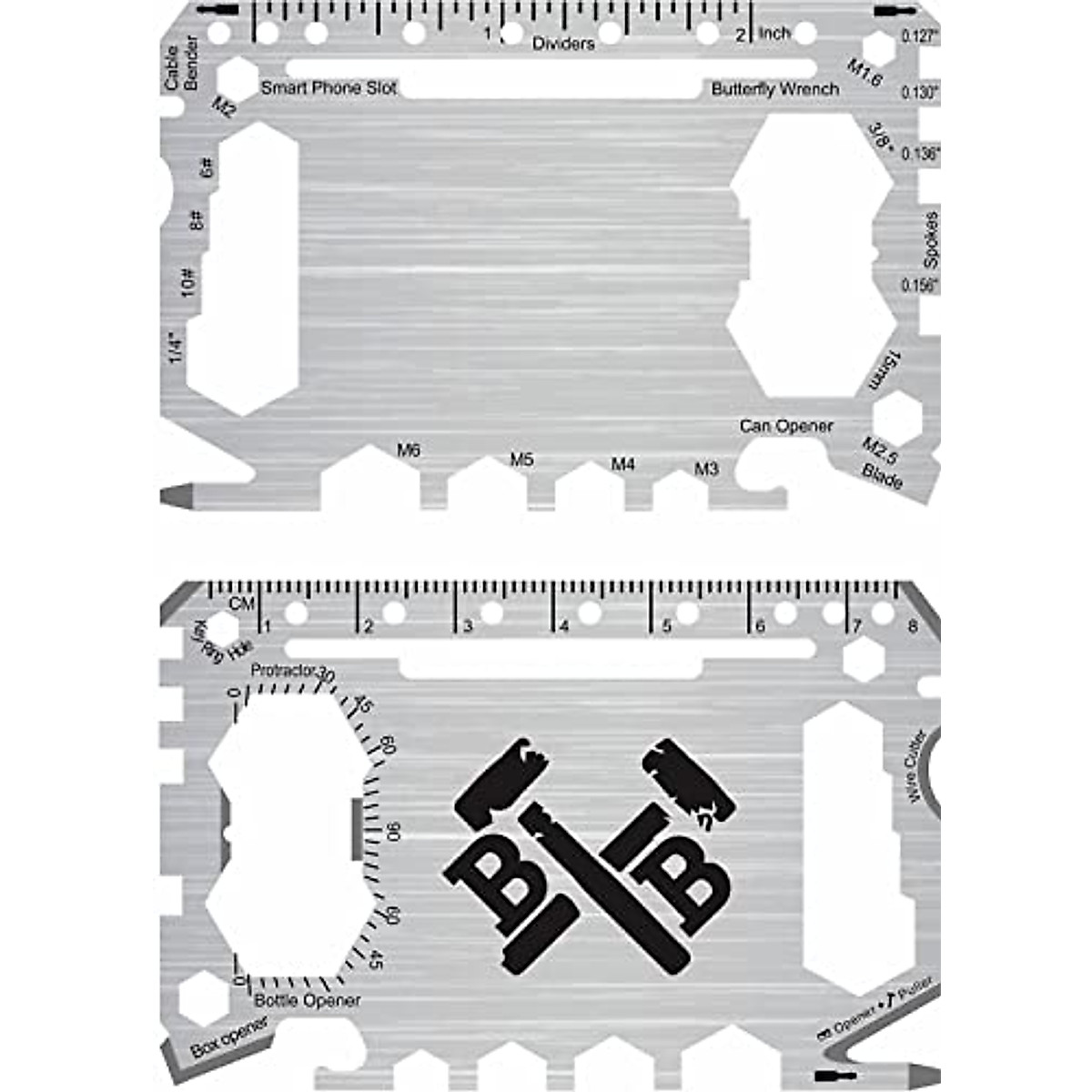 Multi-Purpose Survival Smart Tool - 46 in 1 Credit Card Size Pocket Tool Wallet