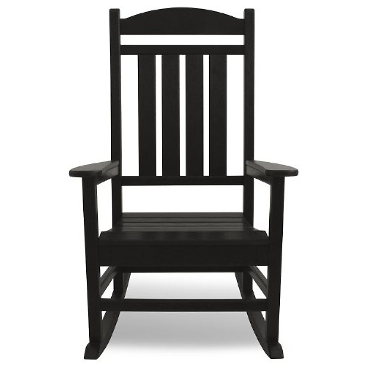 POLYWOOD R100BL Presidential Rocking Chair, Black