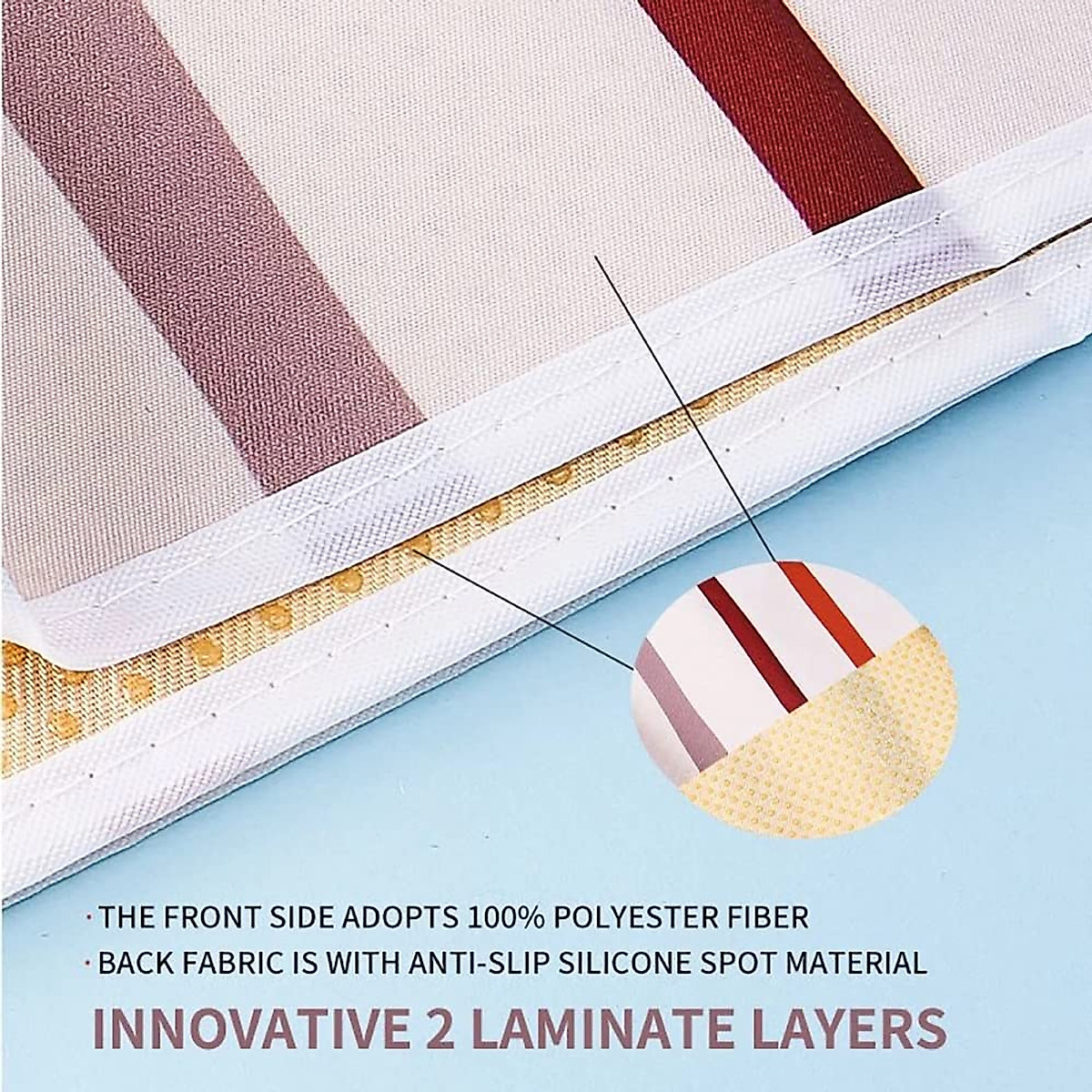 Baby Splat Mat for Under High Chair - Waterproof and Washable Eating Mat for Toddlers&Kids, Portable Play Mat and Table Cloth 43 inch (Animal)