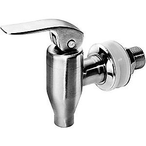 DOZYANT Beverage Dispenser Push Style Spigot,Stainless Steel Polished Finished, Water Dispenser Replacement Faucet, fits Berkey and Gravity Filter systems