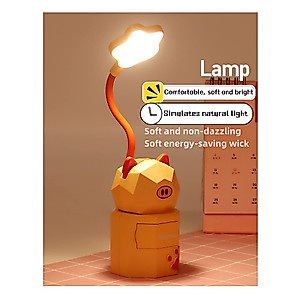 Rxymuz Led Reading Night Light, Cute Mini Kawaii Desk Lamp,Foldable Cute Desk Lamp,Cute Lamps for Home Office for Bedrooms Aesthetic,Office Desk Lamp Led Nights for Kids for Office 3 Colors