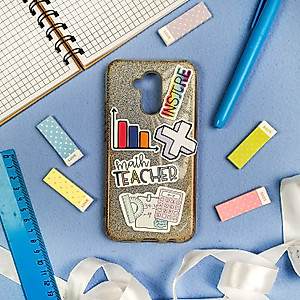 BulbaCraft 100Pcs Small Math Stickers for Students - Funny Math Gifts for Women and Men, Math Related Stickers, Funny Math Nerd Gifts, Math Lovers, Math Jokes for Mathy Folks, Math Laptop Decals