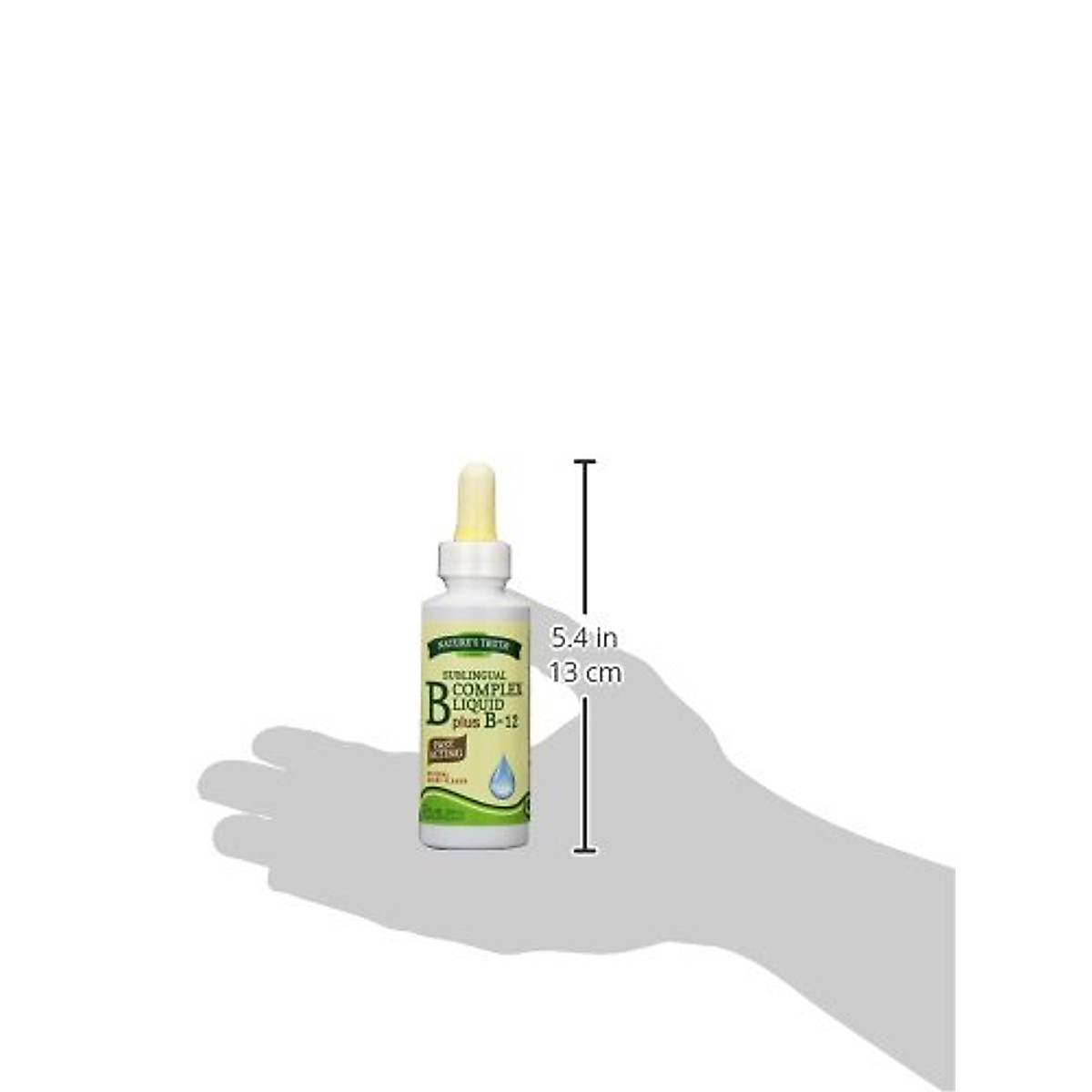 Nature's Truth Sublingual Vitamin B Complex Plus B-12 Fast Acting Flavored Liquid, Natural Berry Flavor, 2 Fluid Ounce (Pack of 3)