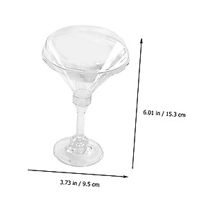 Zerodeko 18 Pcs dessert cup trifle bowl small parfait cups beverage drink cup Clear pudding jelly glass cup plastic pudding cups plastic tumblers Glass Ice Cream Cup yogurt jar Glasses