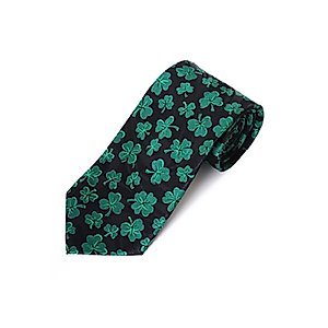 St. Patrick's Day Green Clover Fun Ties