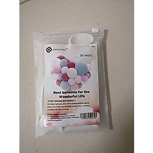 36 Inch Latex Round White Balloons(Premium Helium Quality),Giant Balloons for Photo Shoot/Birthday/WeddingParty/Festivals/Event Decorations(12PCS)