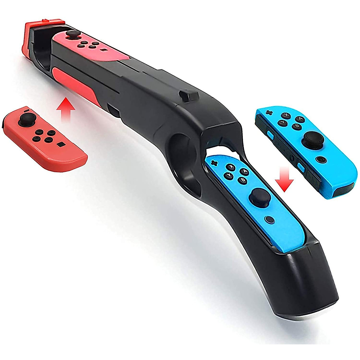 ENFILY Shooting Game Gun Hand Grip Accessories for Nintendo Switch Hunting Game, Doom Eternal, Splatoon 2, Apex, Fortnite, Sniper Elite 3 Ultimate Edition, Resident Evil, Overwatch, Warframe