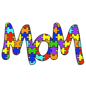 CafePress Mom Autism Awareness Mug Ceramic Coffee Mug, Tea Cup 11 oz